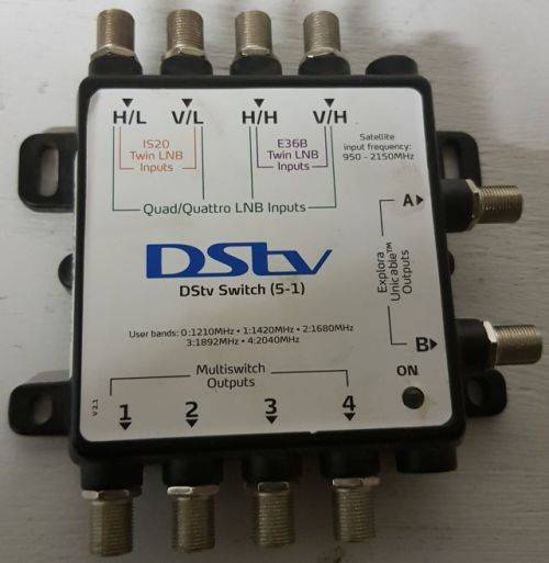 Satellite TV Splitters & Switches - DSTV 5-1 Switch/Splitter was sold ...