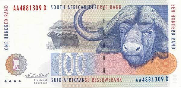 Other South African Bank Notes - Stals 2nd issue R100 AA unc condition ...