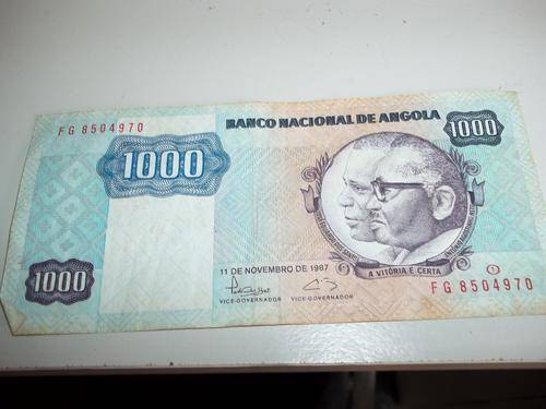 Other Antiques & Collectables - 50 BANK NOTES BANCO DE ANGOLA 1,000 MIL ...
