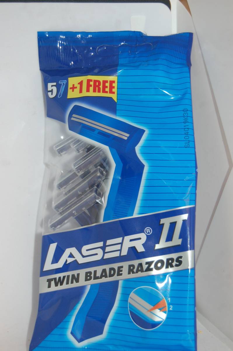 Razor Blades - LAZER 2 -TWIN BLADE RAZOR (6 RAZORS IN THE PACK) was ...