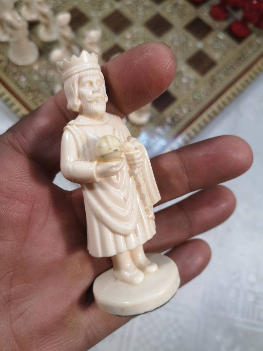 Chess, Draughts & Checkers - Magnificent Vintage Renaissance Chess Set ...