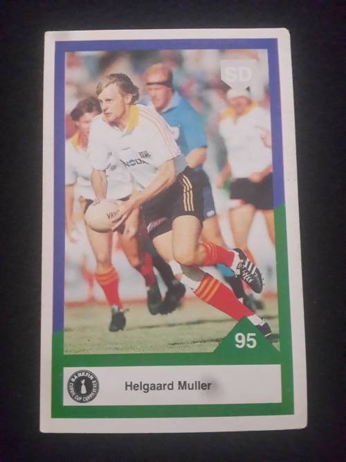 Sporting Memorabilia - 1992 Sports Deck Trading Cards # 95 Helgaard Muller was sold for R10.00 ...