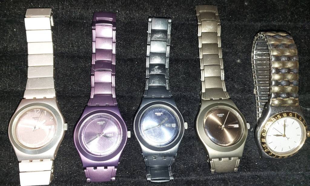 Wholesale & Bulk Lots - A COLLECTION OF 5 SWATCH WATCHES for sale in ...
