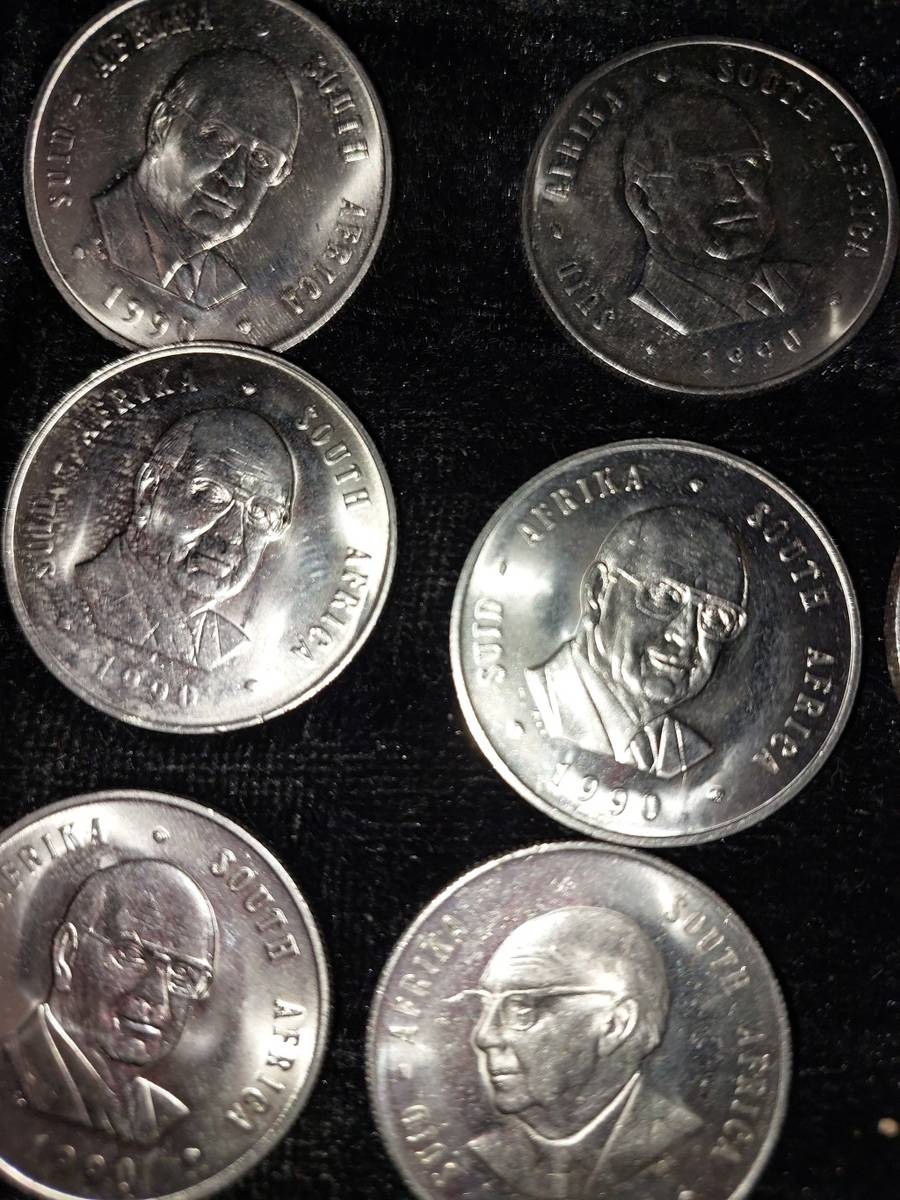 One Rand - A COLLECTION OF VINTAGE SOUTH AFRICAN ONE RAND COINS for ...