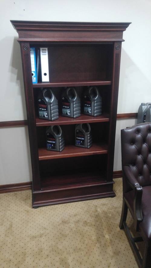 Cabinets - DISPLAY CABINET / BOOKCASE. WETHERLYS MAHOGANY LAMPUNG RANGE ...