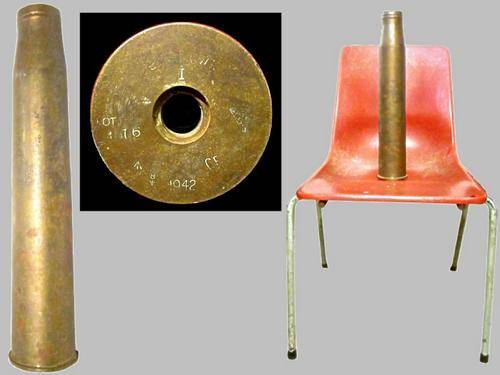 Other Clothing & Equipment - 80mm Cannon Shell Casing - Second World ...
