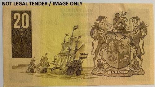 GPC de Kock - SA R20 : Replacement note signed by Gov. Gerhard De Kock ...