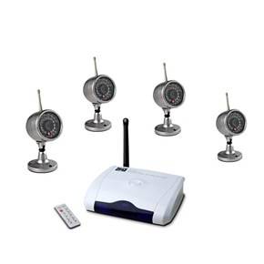 CCTV & CCTV Kits - Wireless CCTV 4 Camera System With Reciever, Remote ...