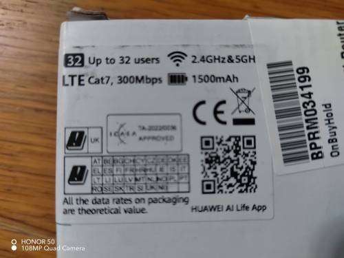 Modems - HUAWEI E5783-230a 4G LTE Router CAT7 was listed for R800.00 on ...