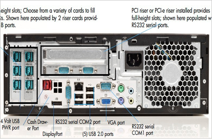PC Desktops & All-in-Ones - HP RP5800 PC SET:4GB RAM,120GB SSD,CORE i5 ...