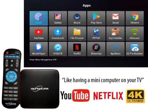 Other Electronics - Ultra-Link Android TV Box (4K) Netflix, Showmax ...