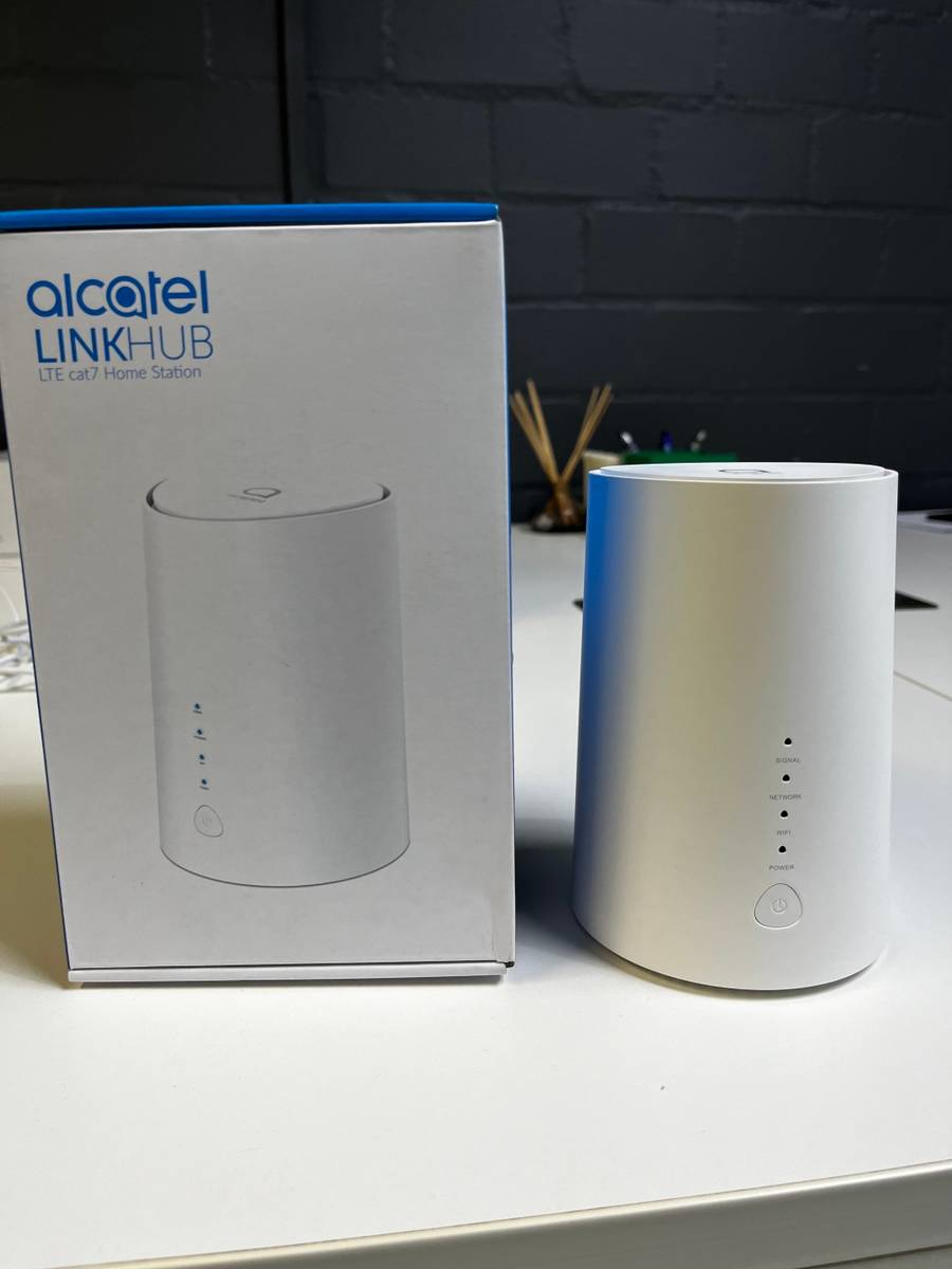 Wireless Routers - Alcatel Link Hub - LINKHUB LTE cat7 Home Station was ...