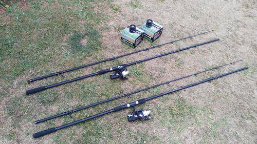 Other Fishing - conoflex 12 ft fishing set- 2 rods and 2 reels was sold ...