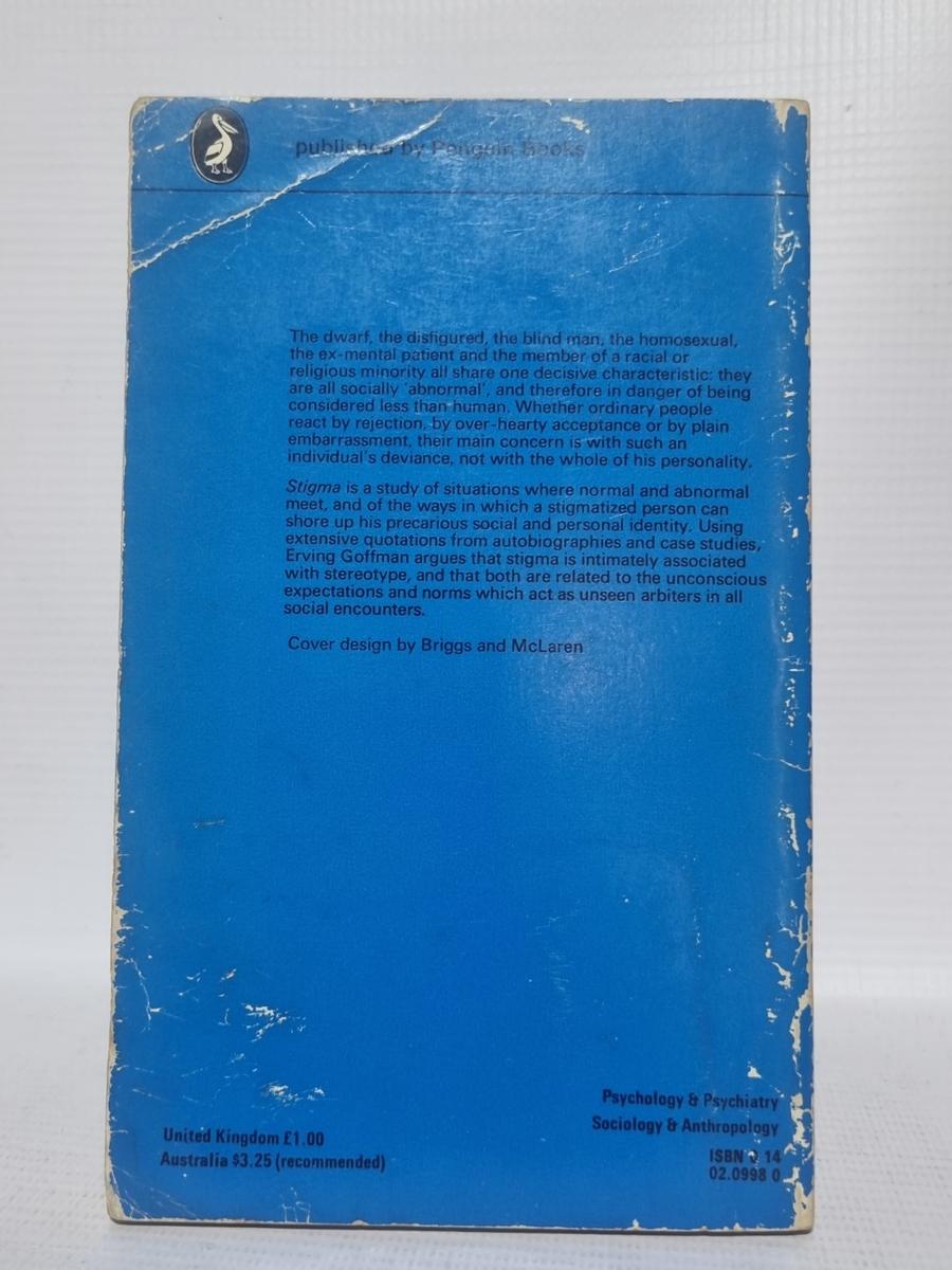 Philosophy Religion And Spirituality Stigma Erving Goffman Notes