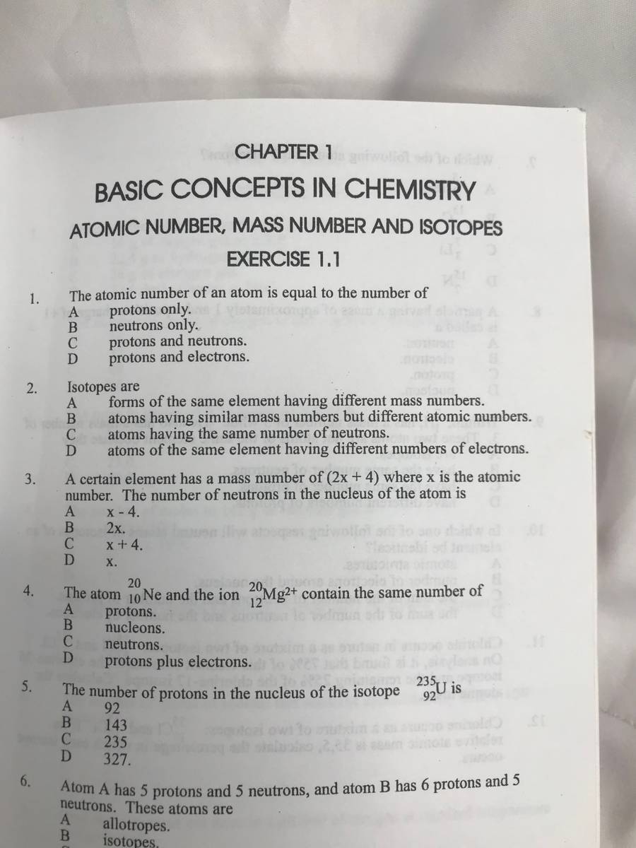 Science & Technology - Grade 11 Chemistry Exam Questions and answers ...