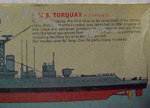 Ships & Boats - VINTAGE PLASTIC SCALE MODEL SHIP MADE BY FROG 1950"S ...