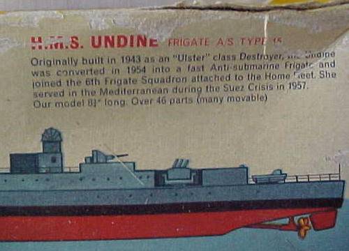 Ships & Boats - VINTAGE PLASTIC SCALE MODEL SHIP MADE BY FROG 1950"S ...