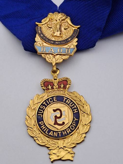 Other Antiques & Collectables - Vintage RAOB Primo collar Masonic jewel ...