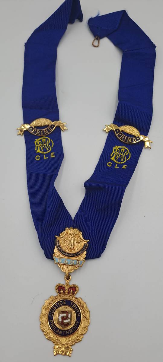 Other Antiques & Collectables - Vintage RAOB Primo collar Masonic jewel ...