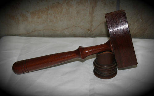 Other Militaria - Vintage Masonic wooden ceremonial Mallet with rest ...