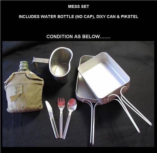 Kit - # SADF MESS SET # was sold for R152.00 on 21 Jan at 20:31 by ...