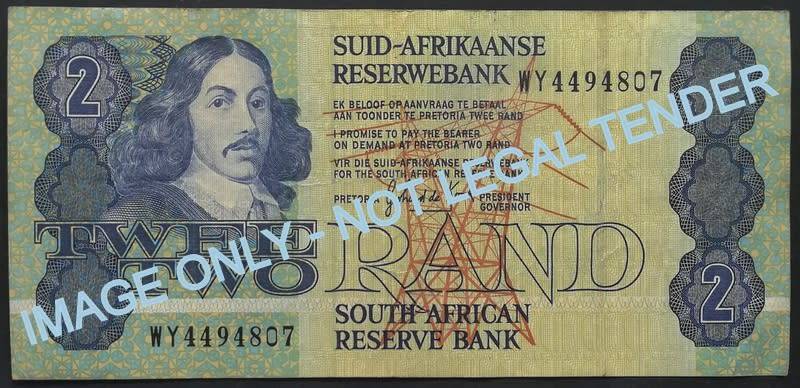 GPC de Kock - GERHARD DE KOCK 2 RAND 3RD ISSUE REPLACEMENT NOTE was ...
