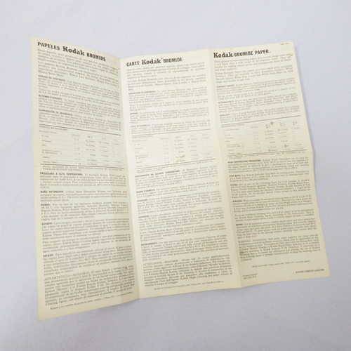 Art & Photography - Kodak Bromide Paper Informational pamphlet for sale ...