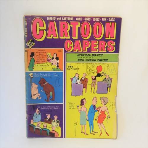 Rare & Vintage - Cartoon Capers - Feb 1971 Cartoon and Joke magazine ...