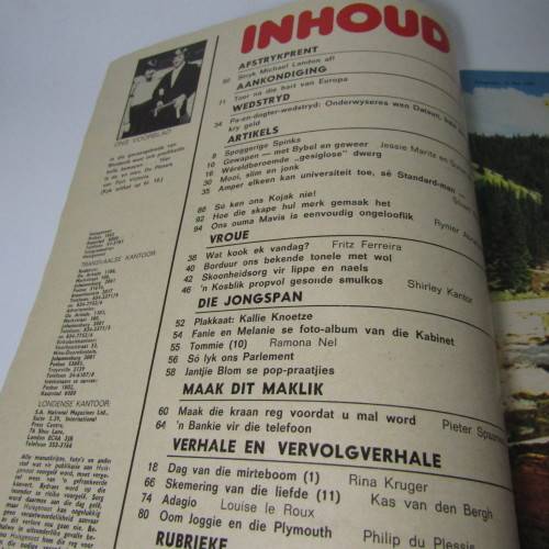 Magazines - Huisgenoot 12 Mei 1978 - Rhodesia Bosoorlog, Kallie Knoetze ...
