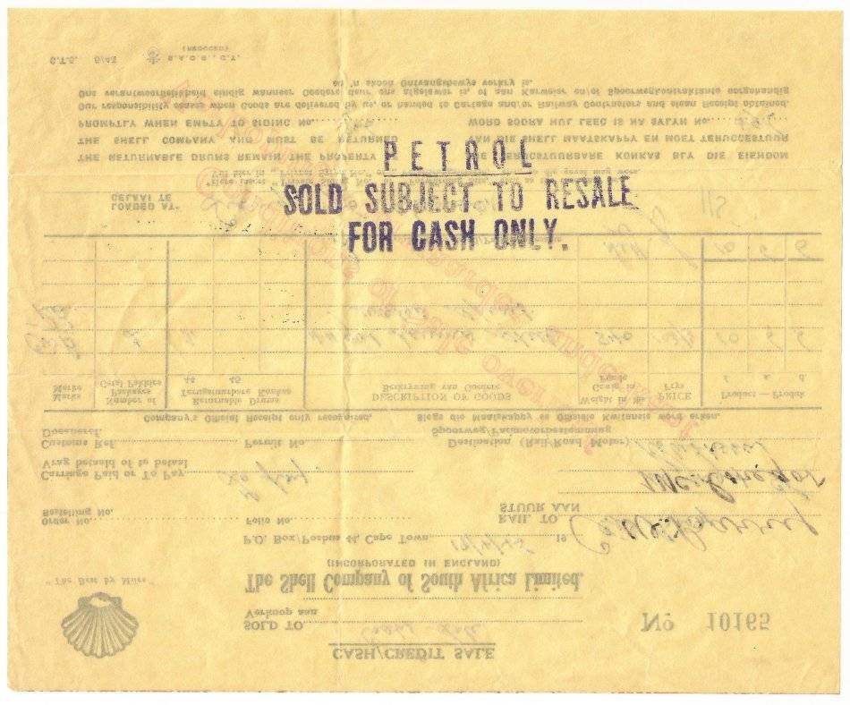 Documents - Union of SA-The Shell Company of South Africa Limited- Cash ...