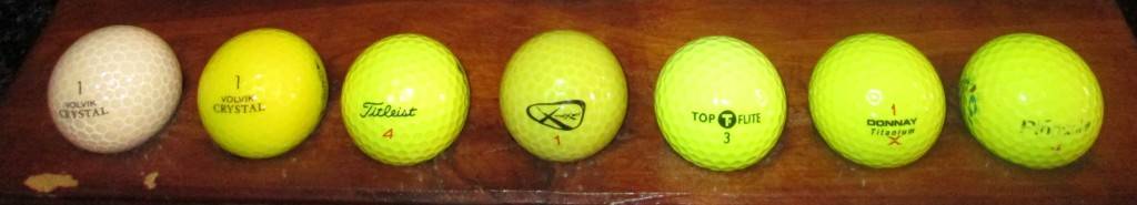 Sporting Memorabilia - Sport-Golf Ball Collection-Memorabilia Homemade ...