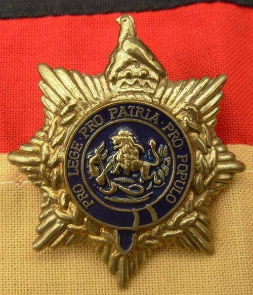 Rhodesia - ZIMBABWE PENNANT/FLAG + CHIEF BADGE + ZRP BADGE + LONG ...