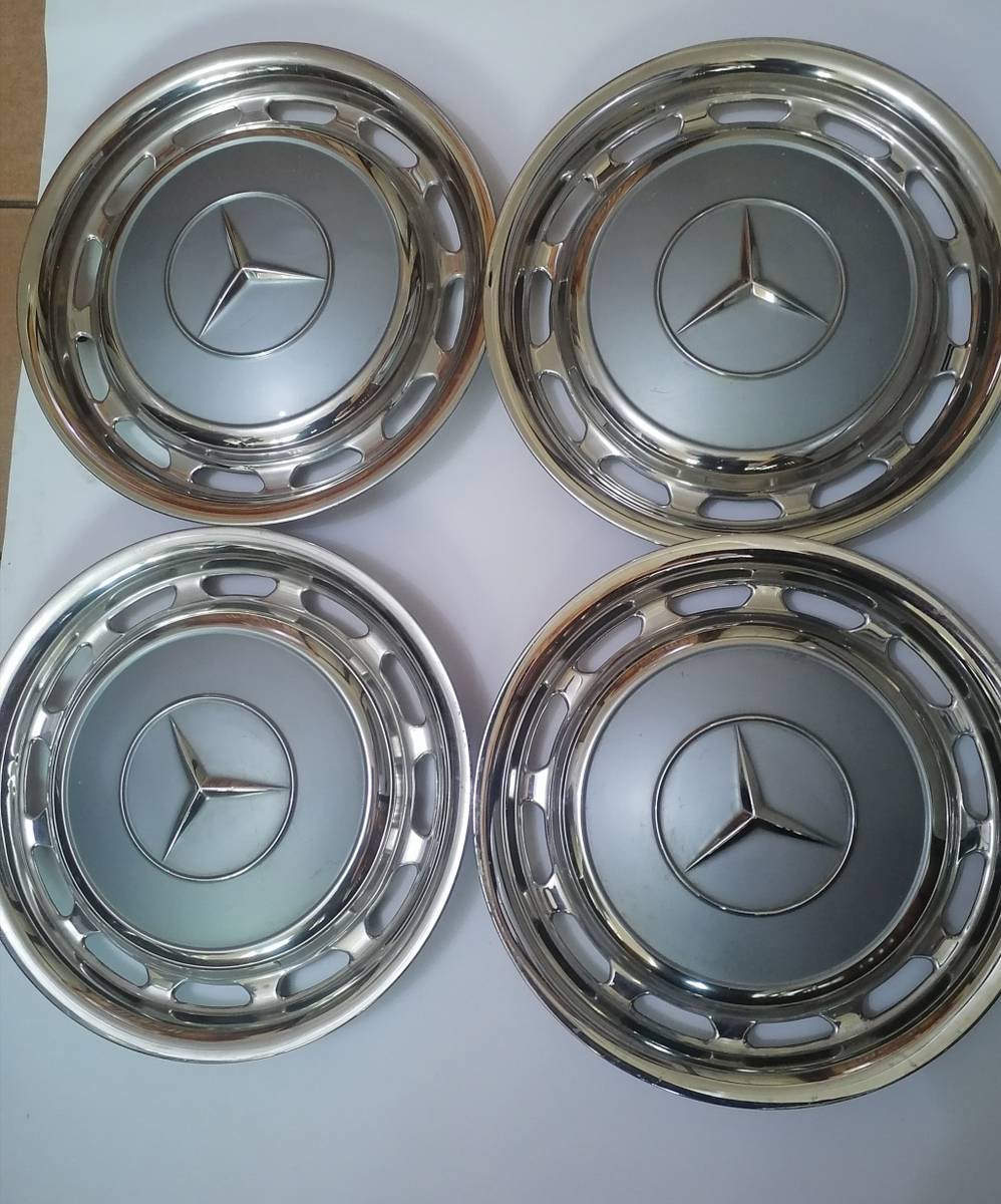 Hub Caps - ORIGINAL VINTAGE MERCEDES CHROME HUB CAP WHEEL COVERS (GREAT ...