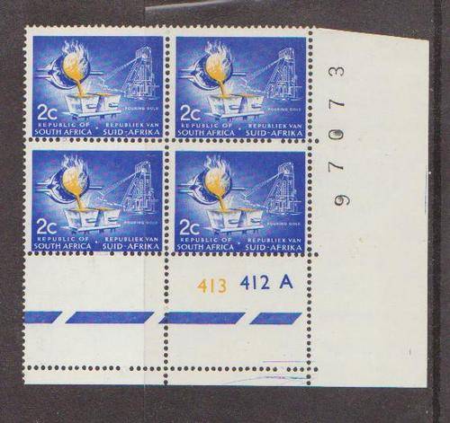 Republic of South Africa - RSA 1971 - 2c Control Block Of 4 With ...