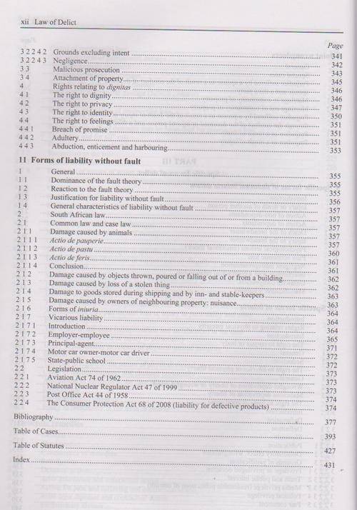Law - Law Of Delict - Neethling, Potgieter and Visser (6th Edition ...