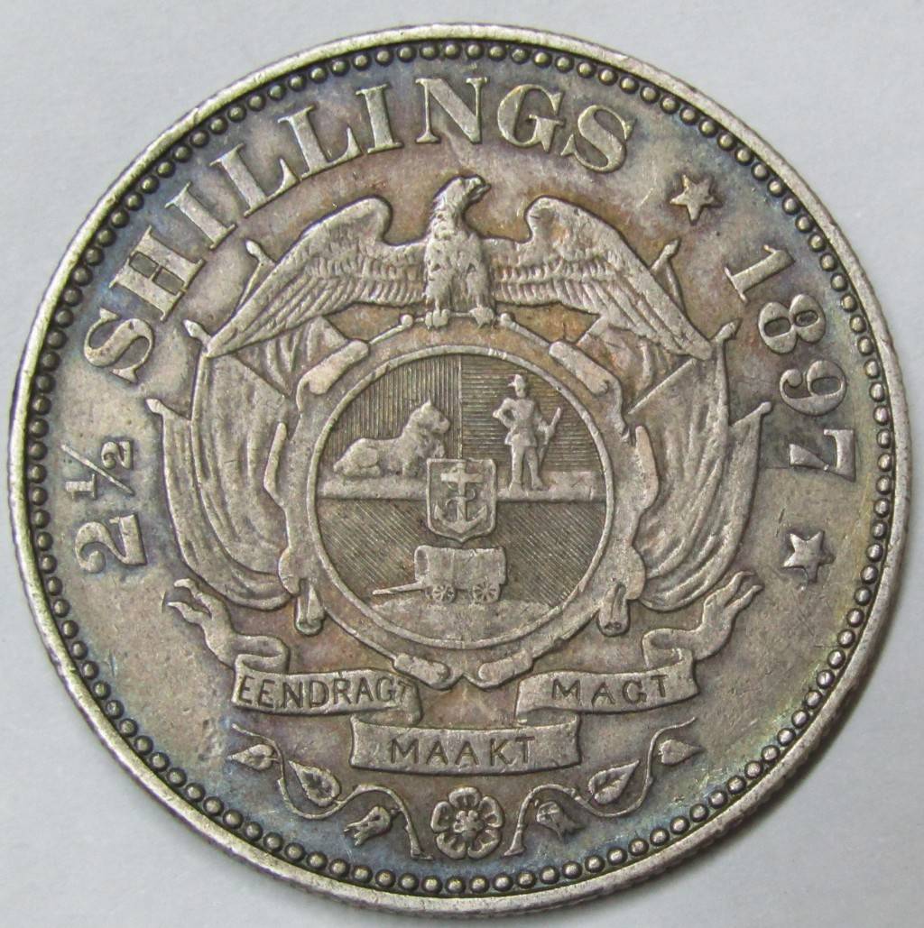 Two and a Half Shillings - 1897 ZAR 2 1/2 Shillings for sale in Cape ...