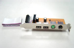 Interface Cards & Controllers - AFC-100 ATX Form Card with USB PS/2 ...