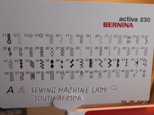 Sewing Machines & Overlockers - BERNINA ACTIVA 230 SEWING MACHINE was ...