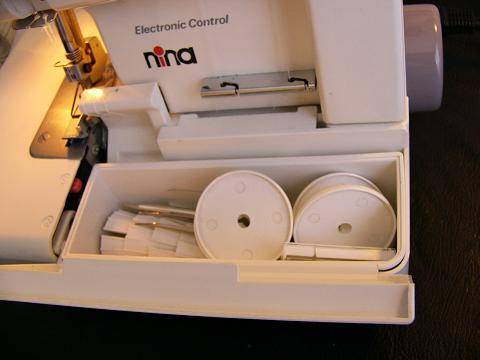 Sewing Machines & Overlockers - NINA OVERLOCKER 787BD S/N 787032358 was ...