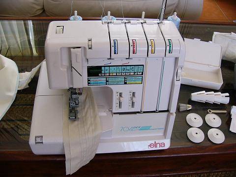 Sewing Machines & Overlockers - ELNA 704DEX COVERHEM OVERLOCKER was ...