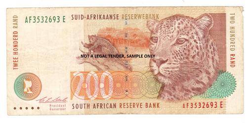 CL Stals - R200 Note CL Stals AF3532693E, see scans, well circulated ...