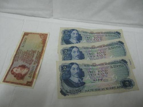 Other South African Bank Notes - OLD PAPER NOTES R1 AND R2 was sold for ...