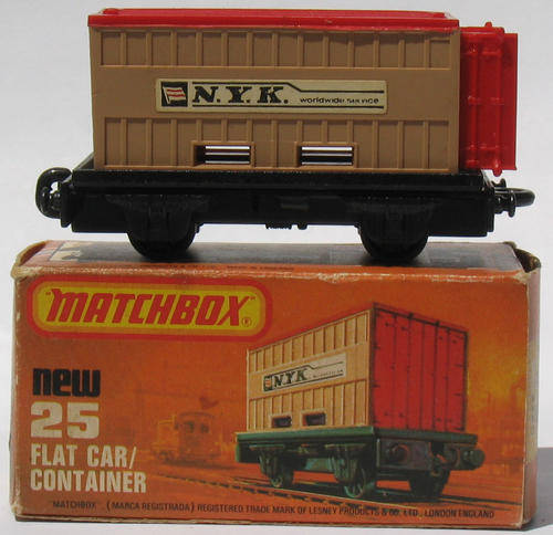 Railway - MATCHBOX SUPERFAST ( TRAIN #25 CONTAINER ) LESNEY 1977 ...