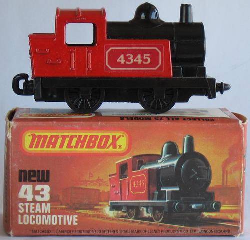 Railway - MATCHBOX LESNEY #43 Steam Locomotive Train 1978 SUPERFAST ...