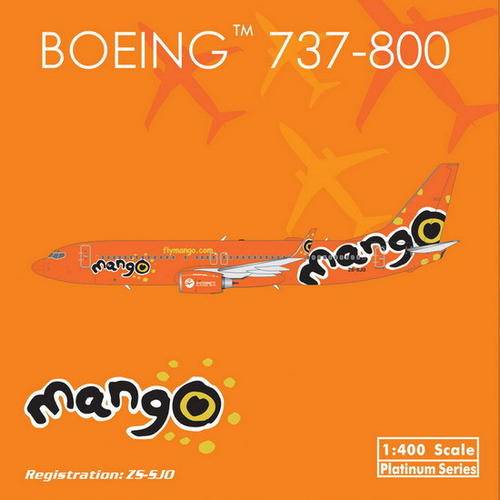 Aircraft & Spacecraft - Mango Boeing 737-800 1:400 Scale (Die Cast ...