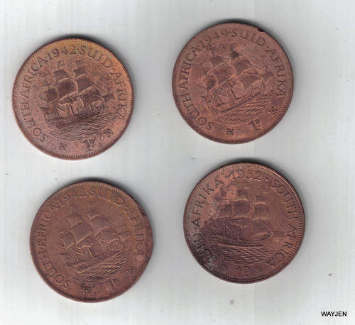 Other Republic of South Africa Coins - GEORGIVS SEXTVS REX 1D COINS ...