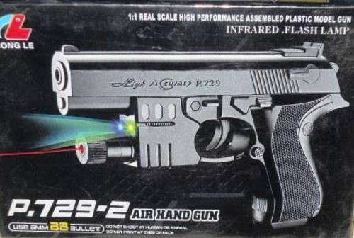 Other Toys - P.729-2 AIR HAND GUN WITH INFRARED FLASH LAMP was sold for ...