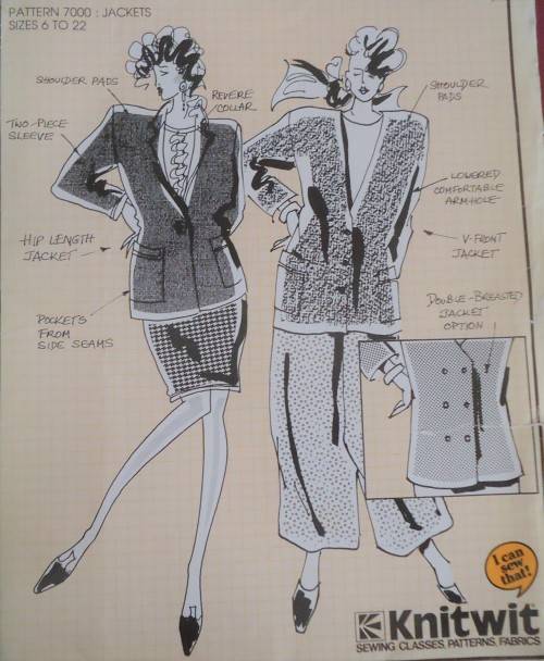 Other Sewing Accessories - KNITWIT PATTERN 7000 LADIES JACKETS SIZES 6 ...