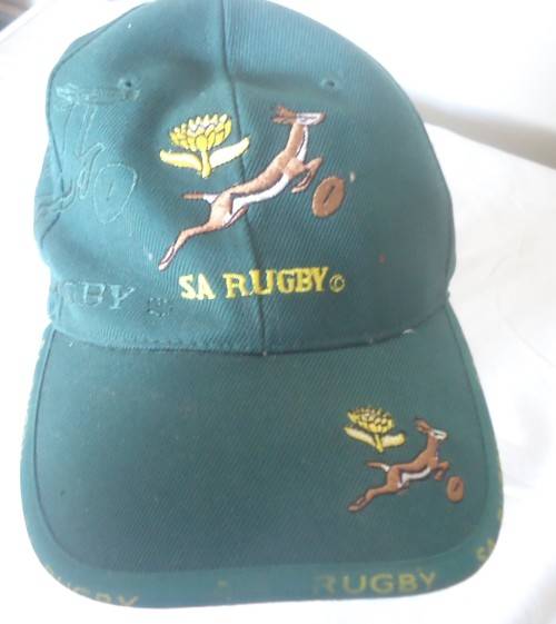 Supporters Gear & Collectibles - SA RUGBY CAP WITH SPRINGBOK LOGO WITH ...