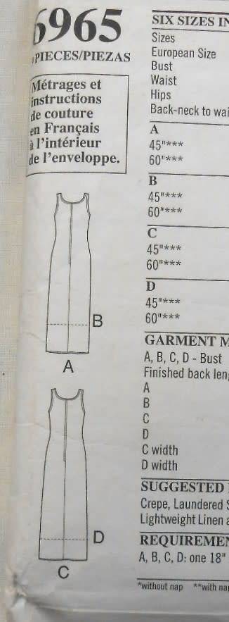 Doll & Bear Making - NEW LOOK PATTERNS 6965 DRESS WITH SKIRT VARIATIONS ...